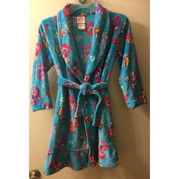 My Little Pony | Pajamas | My Little Pony Plush Cozy Robe Size 7 ...